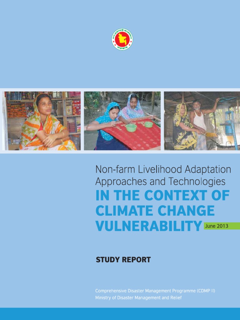Study Report - Non-Farm Livelihood Adaptation Approaches and Technologies in The Context of CC ...