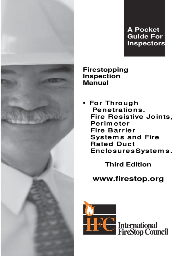 Pocket Guide For Firestopping Inspection Manual | PDF | Duct (Flow) | Wall