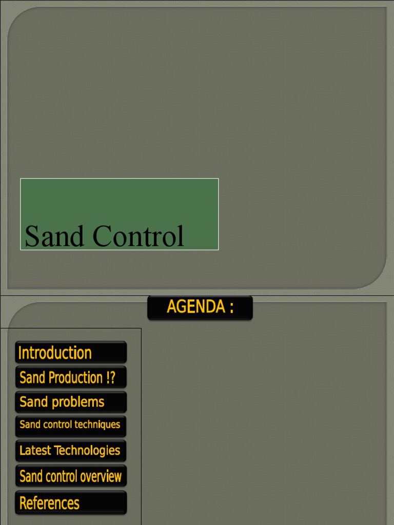Sand Control FINAL | PDF | Hydraulic Fracturing | Porosity