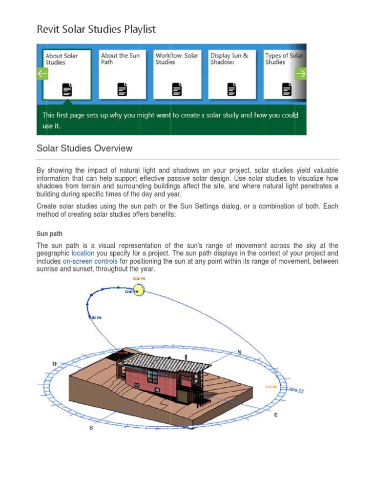 Solar Study and Sun Path in Revit | PDF | Sun | Astronomy