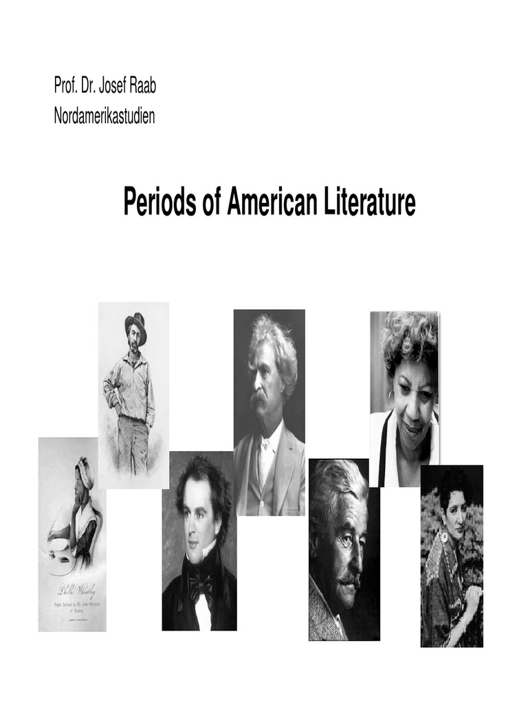 01 Periods of American Literature | PDF | Transcendentalism | Romanticism