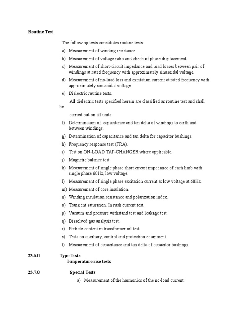 Transformer Testing Pdf Electrical Impedance Capacitor