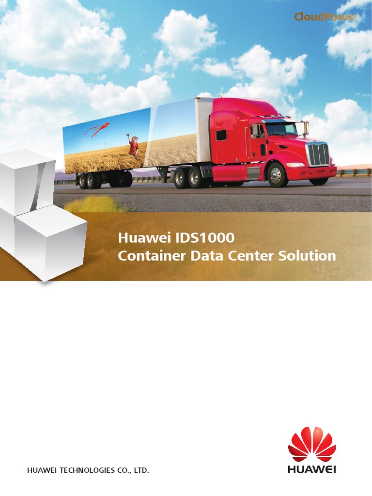 Huawei IDS1000 Container Data Center Solution Brochure | PDF | Data ...