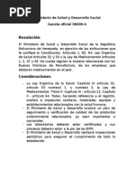 NORMA Oficial Mexicana NOM-059-SSA1-2015, Buenas Prácticas de ...