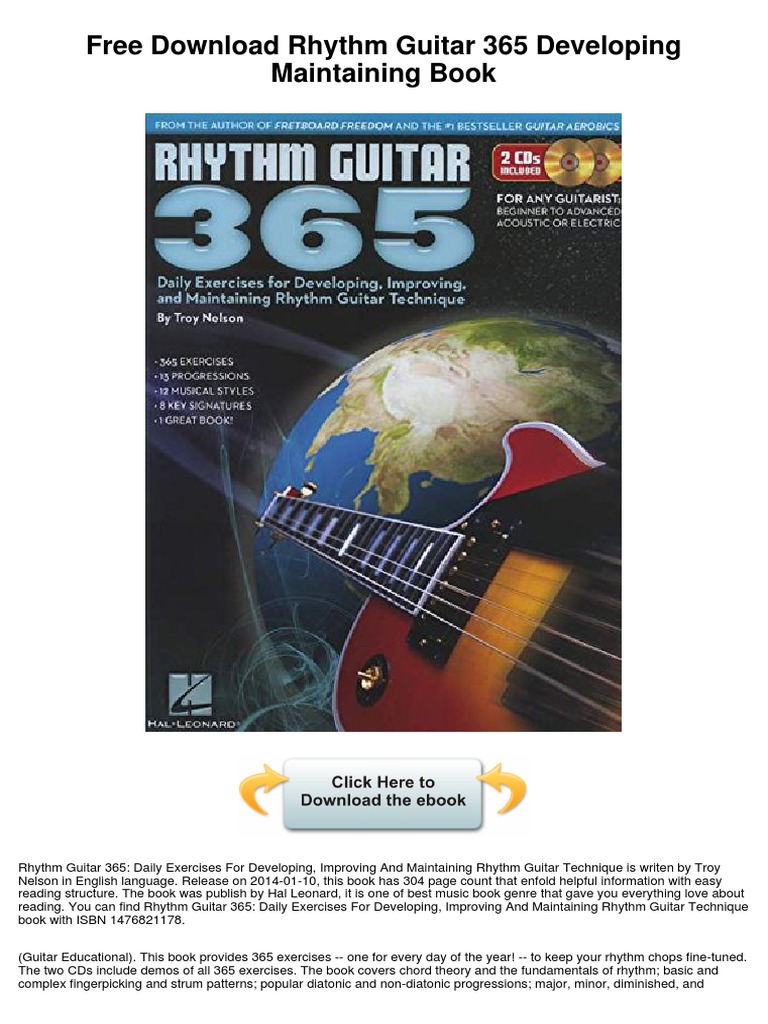 Rhythm Guitar 365 Developing Maintaining PDF | PDF