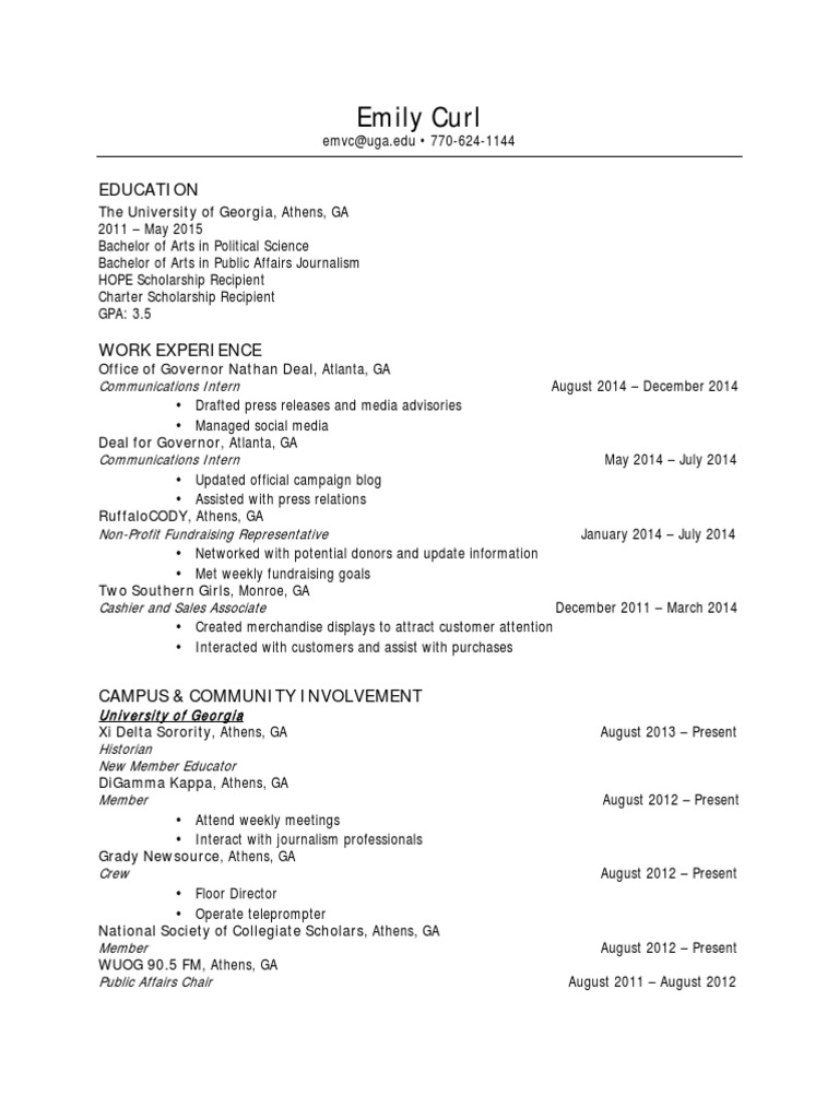 Emily Curl-Resume2 | PDF