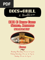 Server Menu Test Answer | PDF | Salad | Hamburgers