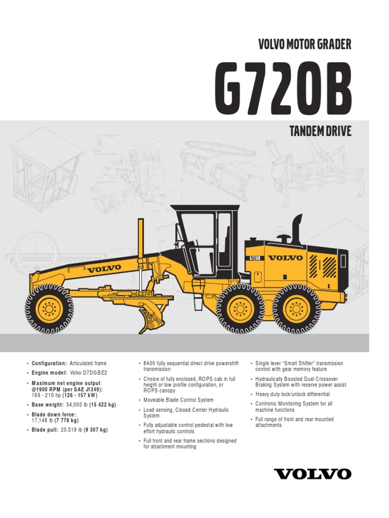 G720B Volvo | PDF | Horsepower | Transmission (Mechanics)