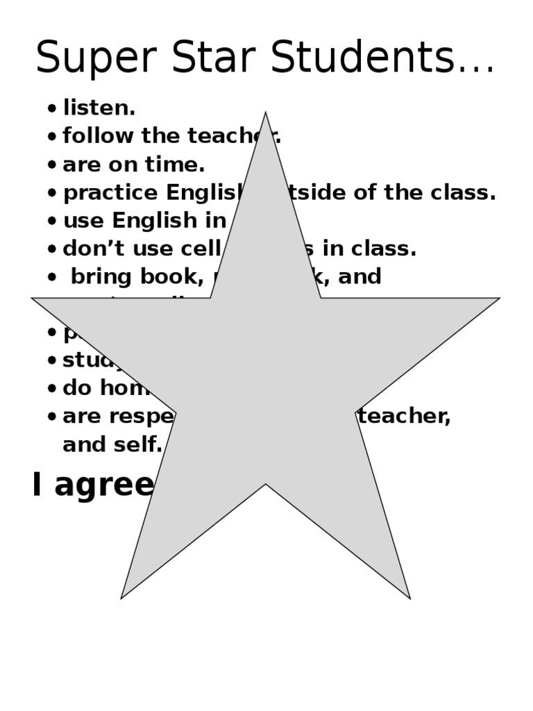 Super Star Students | PDF