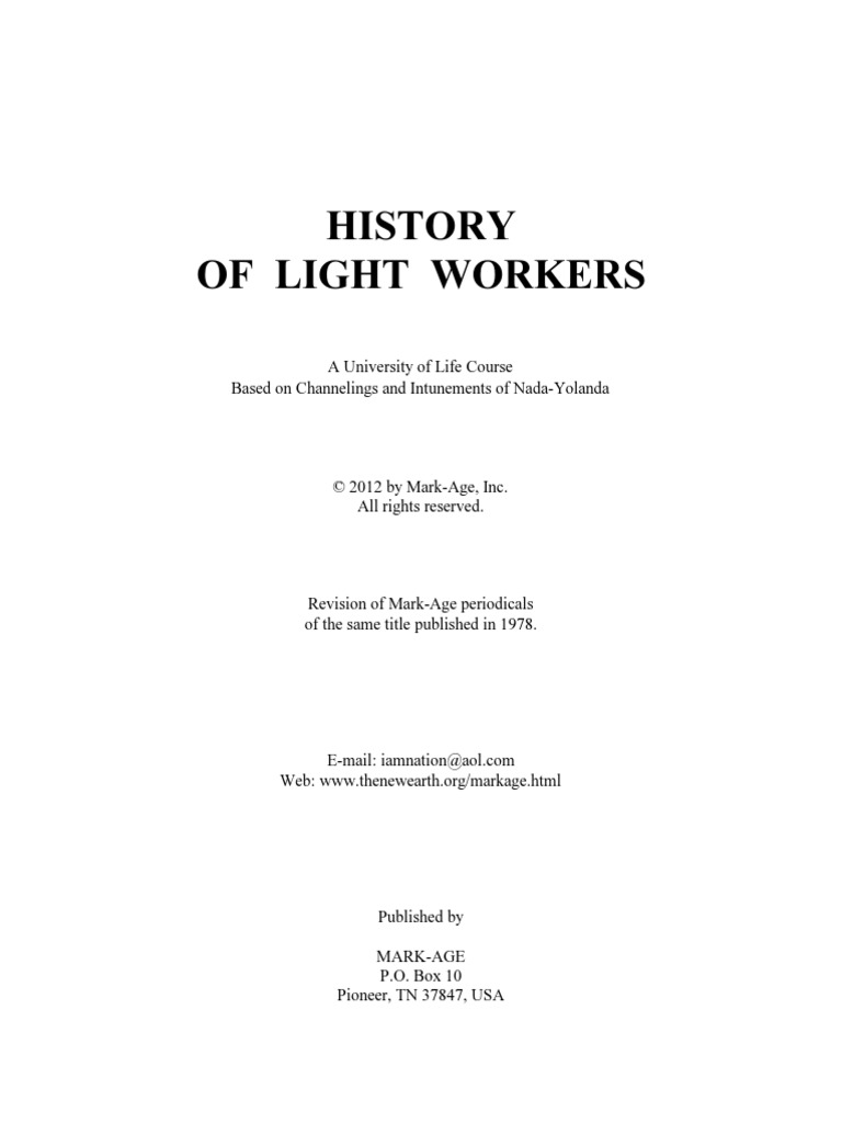 History of Light Workers | PDF | Cain And Abel | Christianity