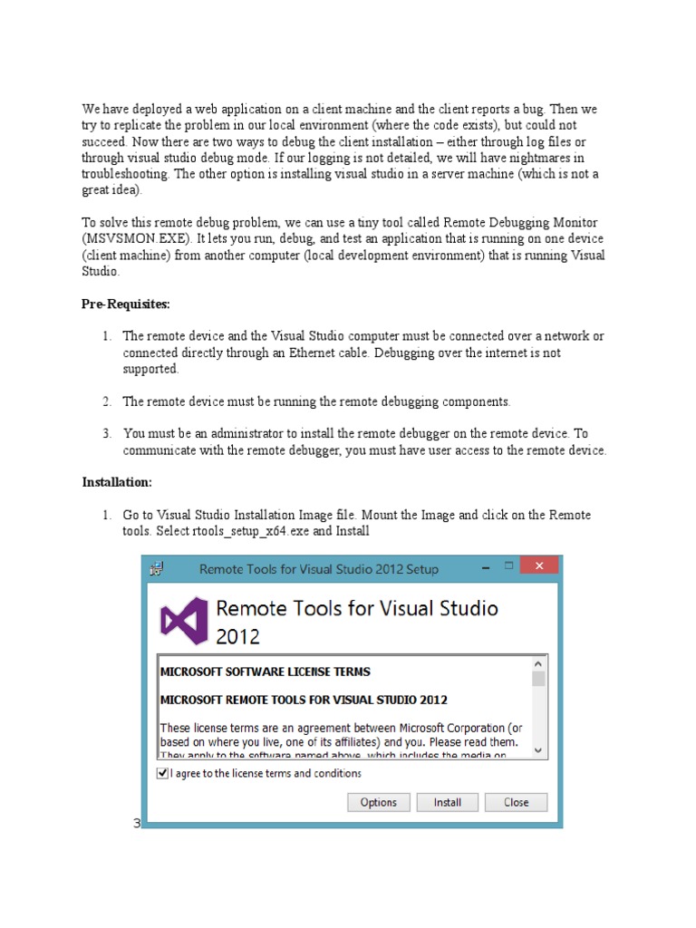 Remote Debugging Assistance Guide | Download Free PDF | Microsoft ...
