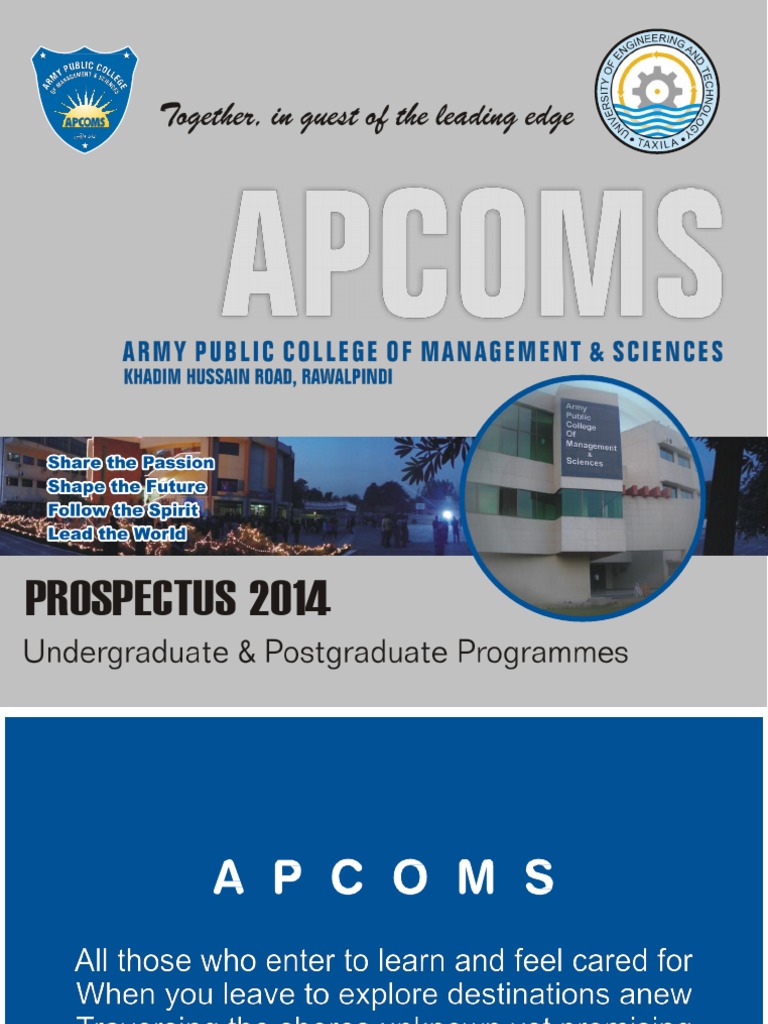 APCOMS Prospectus | PDF | Postgraduate Education | Grading (Education)