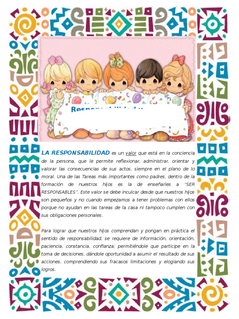 Valor de Responsabilidad | Adultos | Toma de decisiones