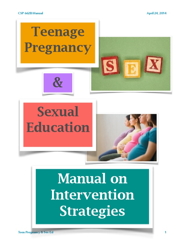 2 3b Exemplar 3 Teen Pregnancy & Sex Ed Final | PDF | Sex Education ...