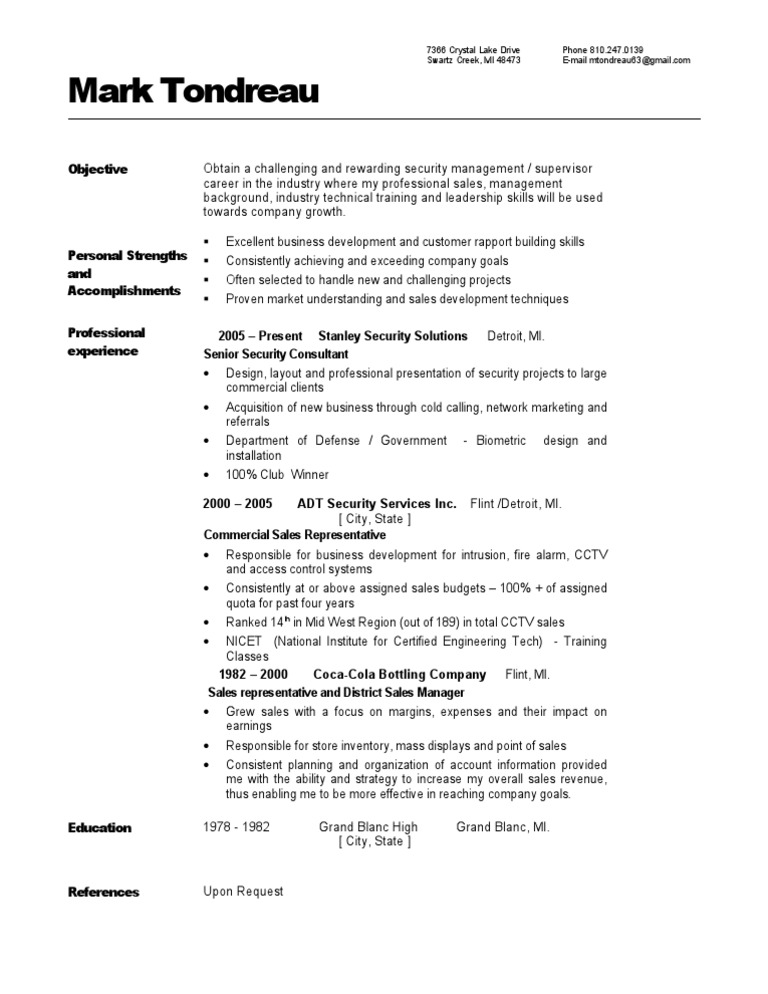 Mark Tondreau | PDF | Sales | Marketing