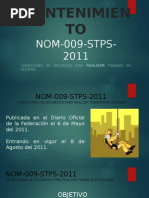 Presentación NOM-009-STPS-2011 | PDF | Bienestar | Medicina