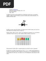 Reporte de Practicas. Arduino Uno. | Diodo emisor de luz | Semáforo