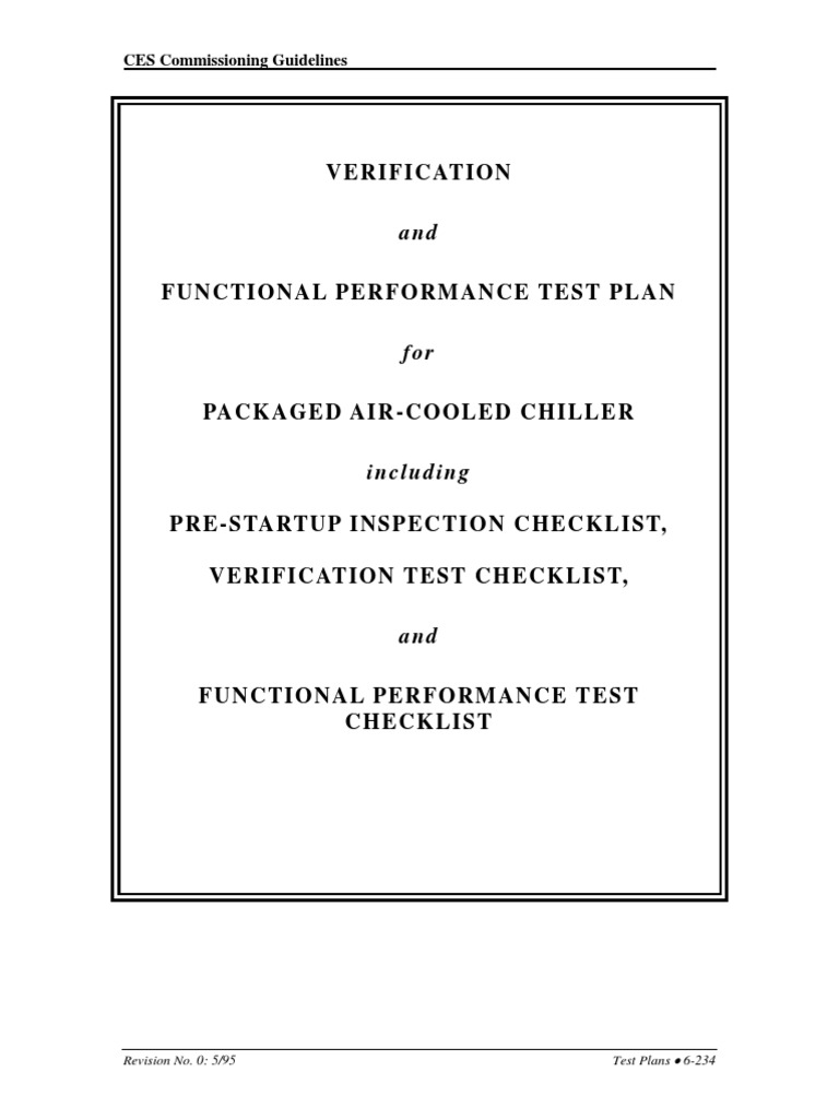Commissioning Chart | PDF | Verification And Validation | Specification (Technical Standard)