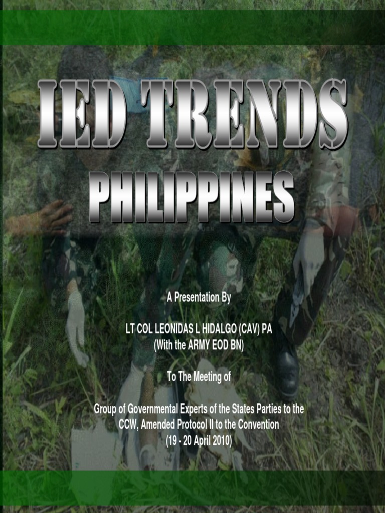 IED Trends and Analysis in the Philippines | PDF