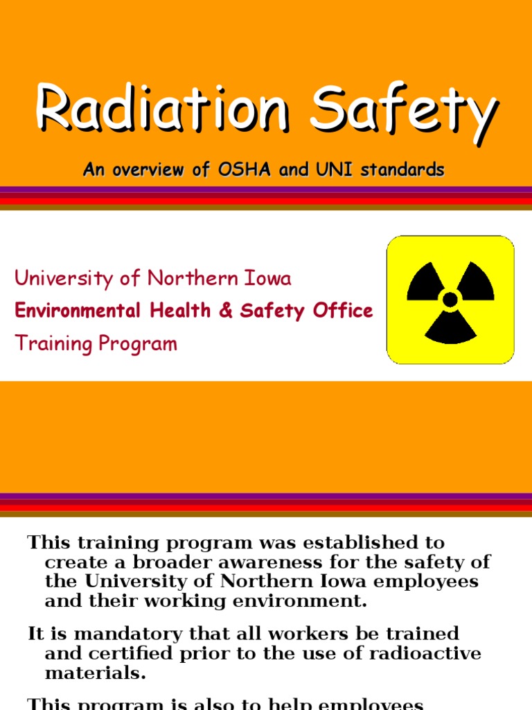 Radiation Safety | PDF | Gamma Ray | Radioactive Contamination