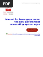 Manual On Financial Management of Barangay | PDF | Cheque | Debits And ...