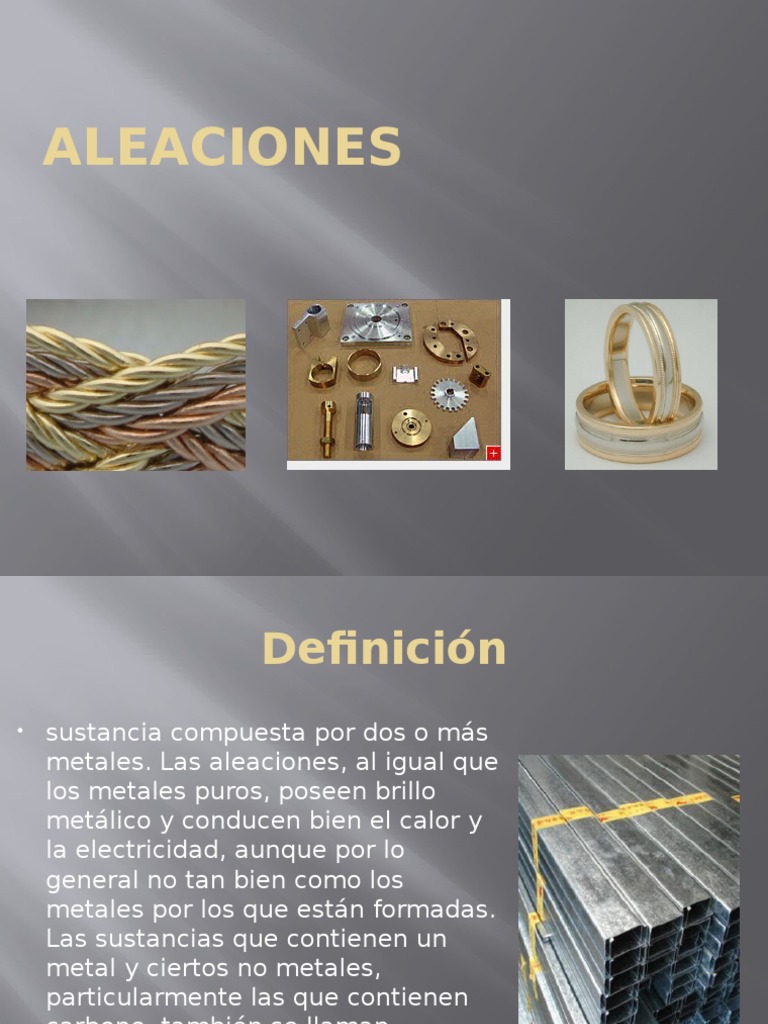 Aleaciones | Aleación | Química