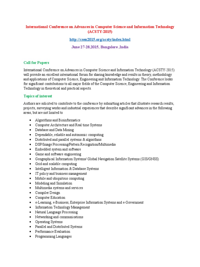 International Conference On Advances in Computer Science and ...
