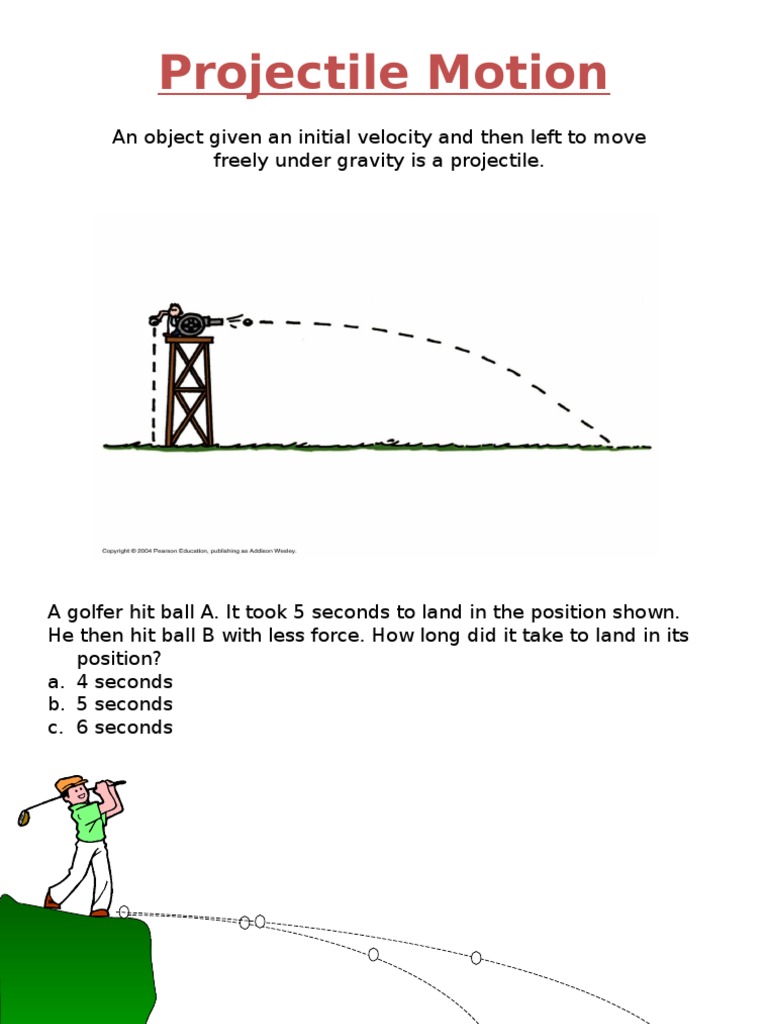 Projectile Motion | PDF | Velocity | Projectiles