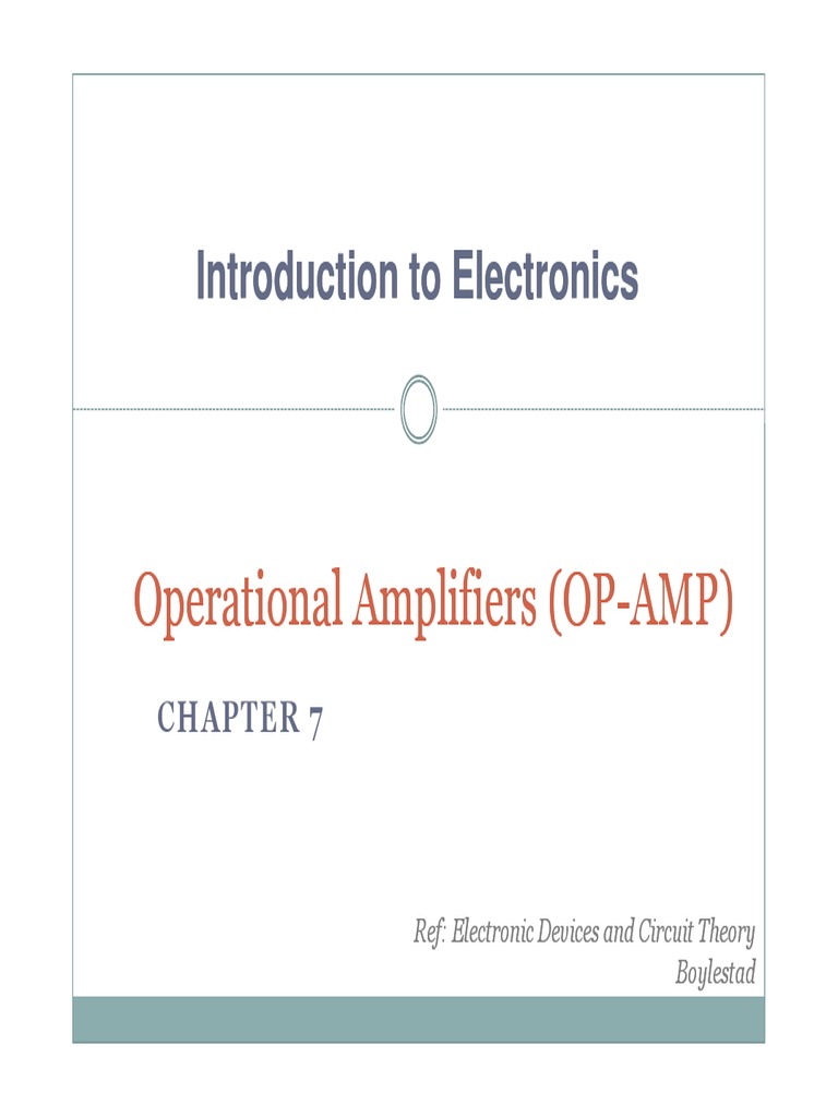 Introduction To Electronics Introduction To Electronics | PDF ...