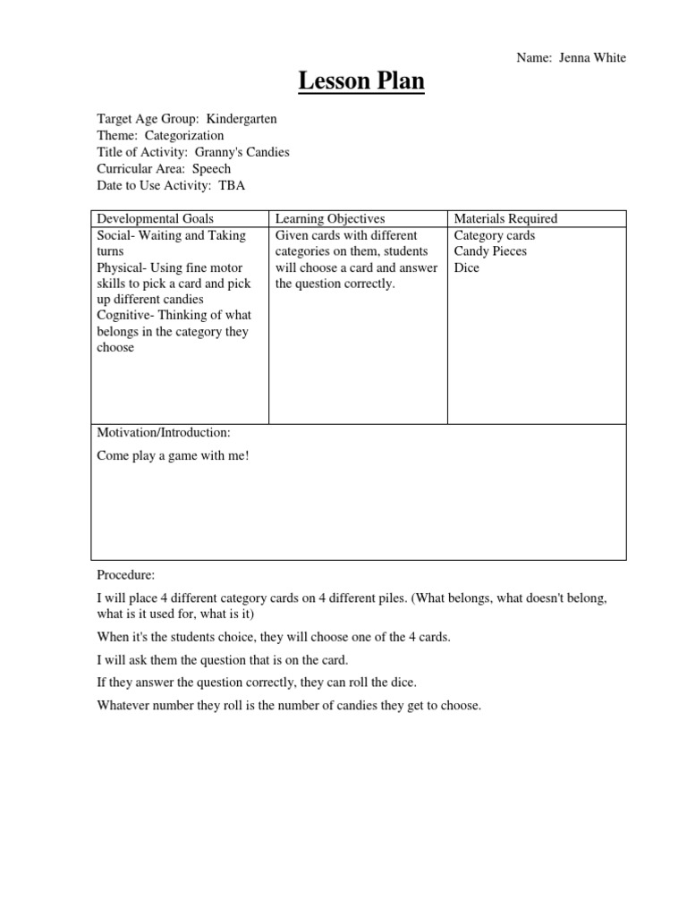 Lesson Plan2 | PDF | Career & Growth