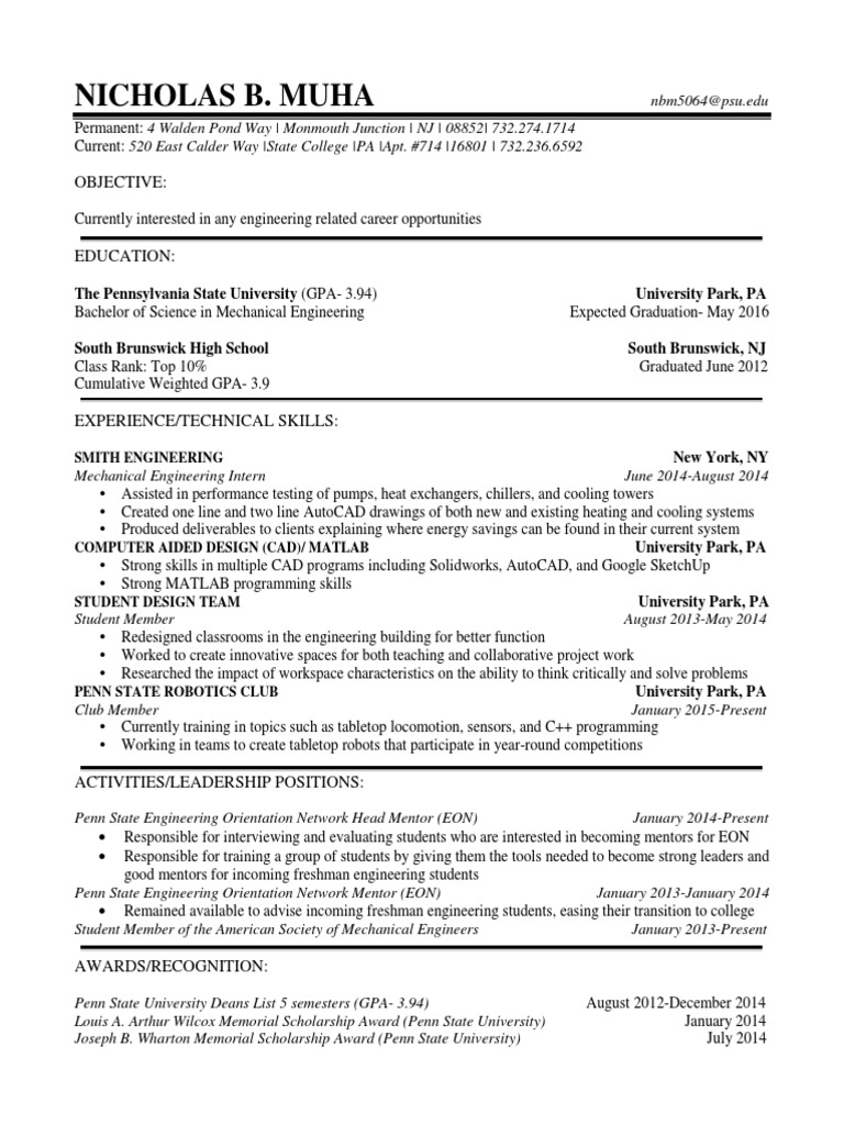 Nick Muha Resume | PDF