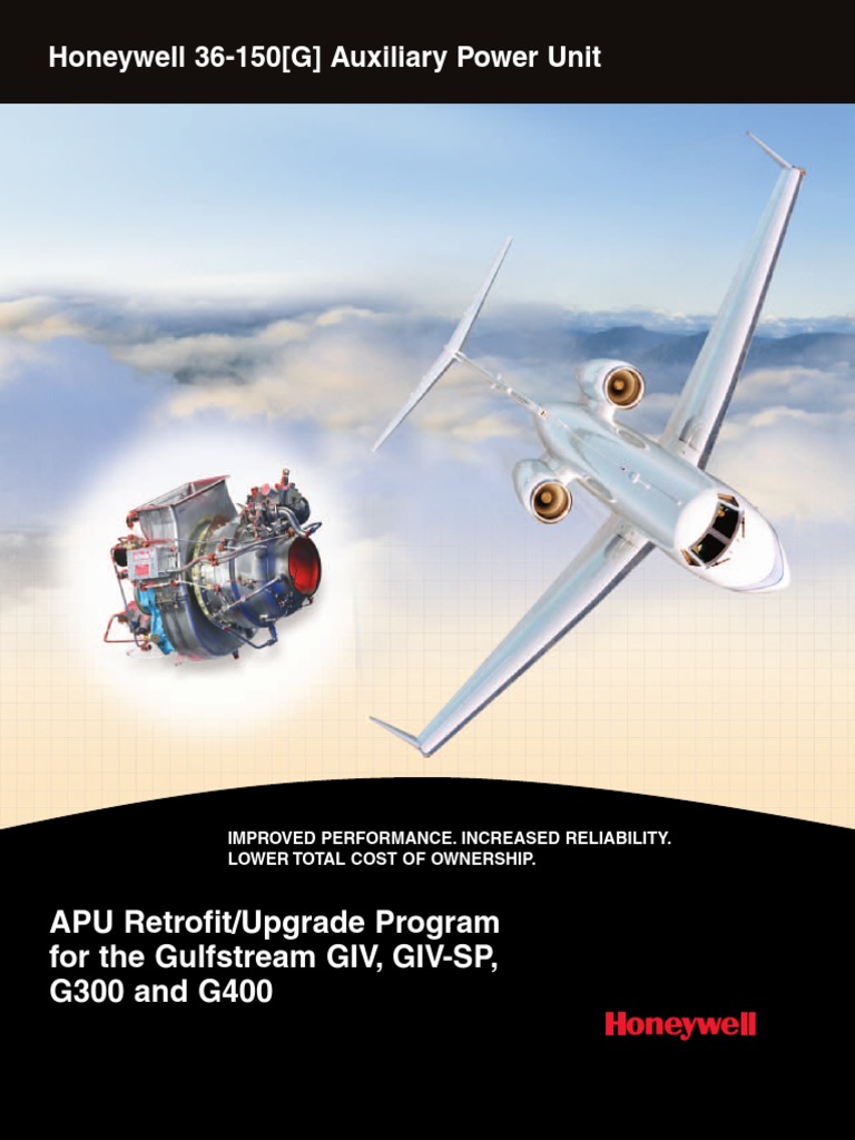 Apu 36 Gulfstream 150 G Apu | PDF | Honeywell | Reliability Engineering