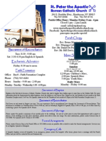 Sacred Heart Church Mass Schedule | PDF | Christian Worship And Liturgy ...