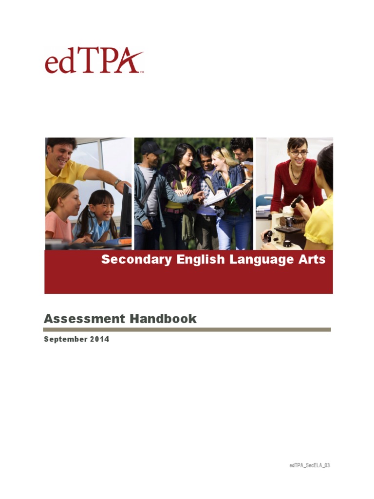 EdTPA Secondary English Language Arts | Download Free PDF | Educational ...