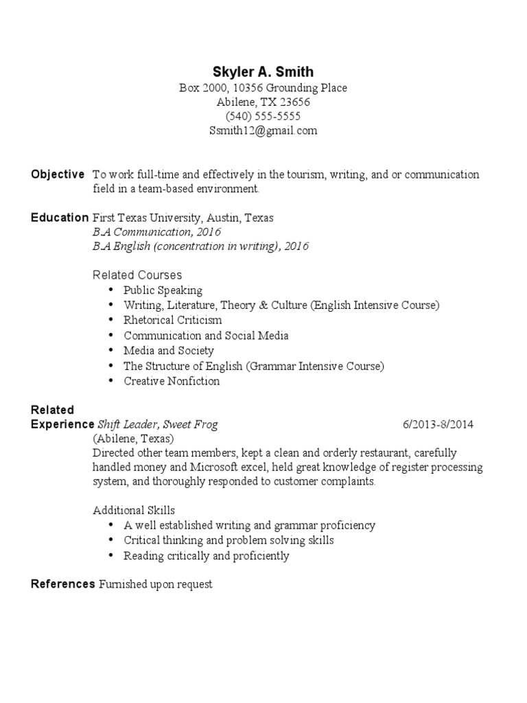 Computerresume | PDF | Career & Growth