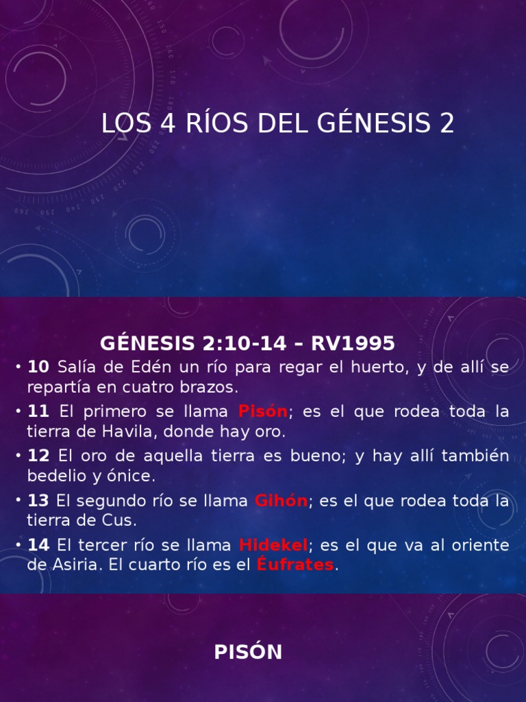 Cuatro Rios Del Genesis | PDF | Tigris | Eufrates