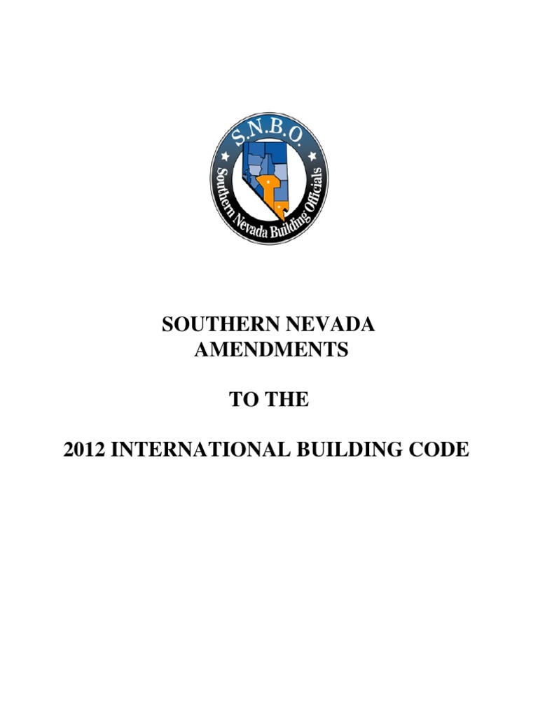 Southern Nevada Building Code Amendments | PDF | Building Code | Elevator