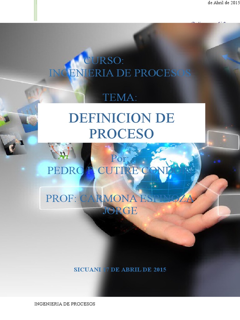 Definicion de Proceso | PDF