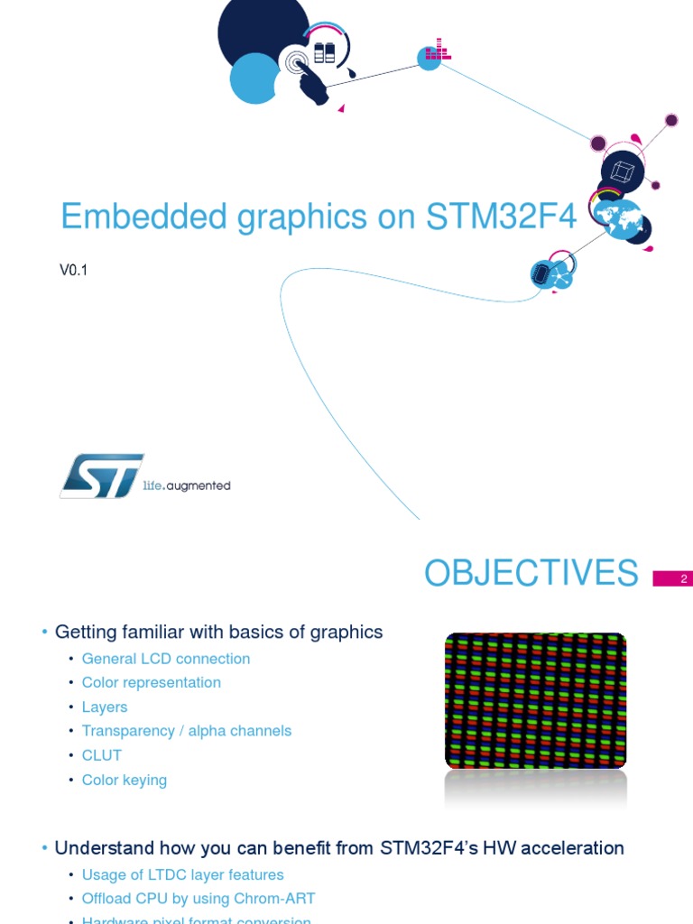 Embedded Graphics On STM32F4 | PDF | Liquid Crystal Display | Flash Memory