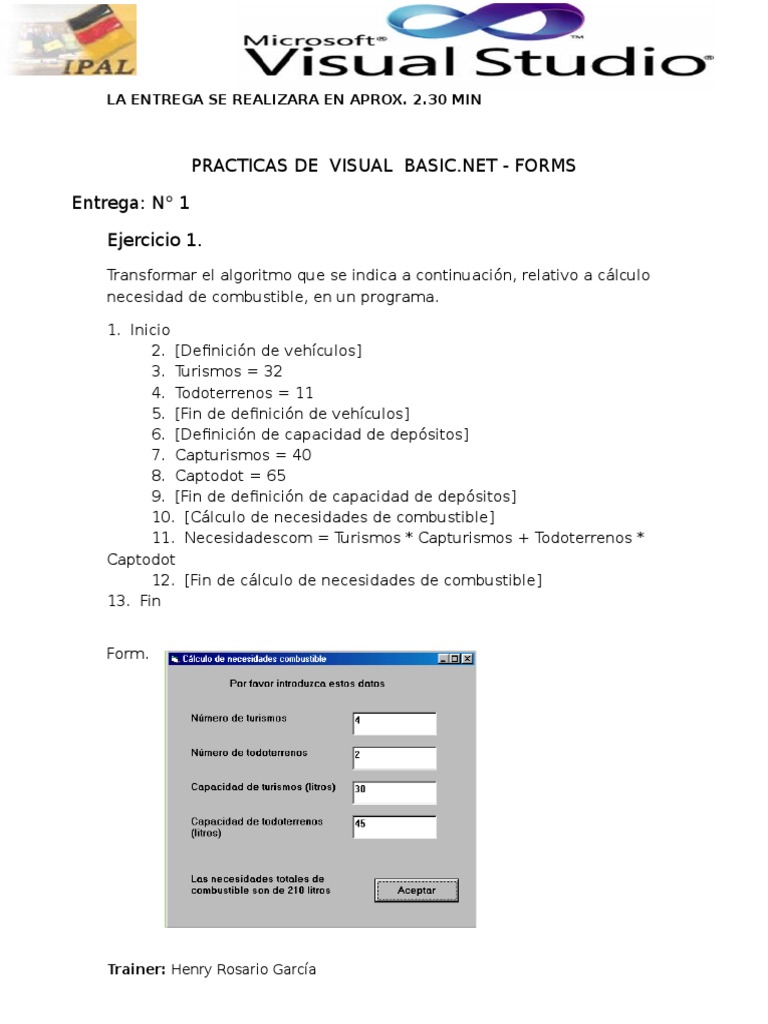 Practicas de Visual Basic | PDF