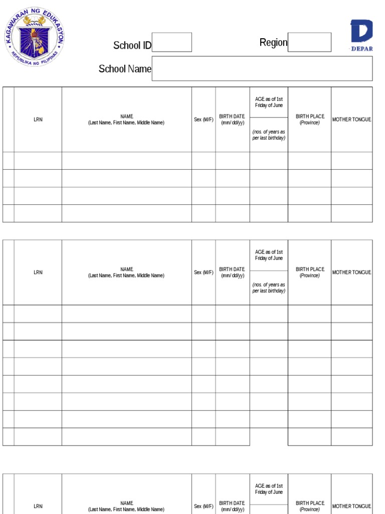 DepEd Forms 8 Jacinto | PDF | Secondary School | Teachers