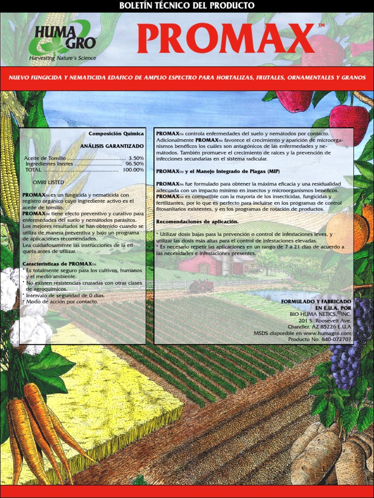 PROMAX | PDF | Agronomía | Agricultura