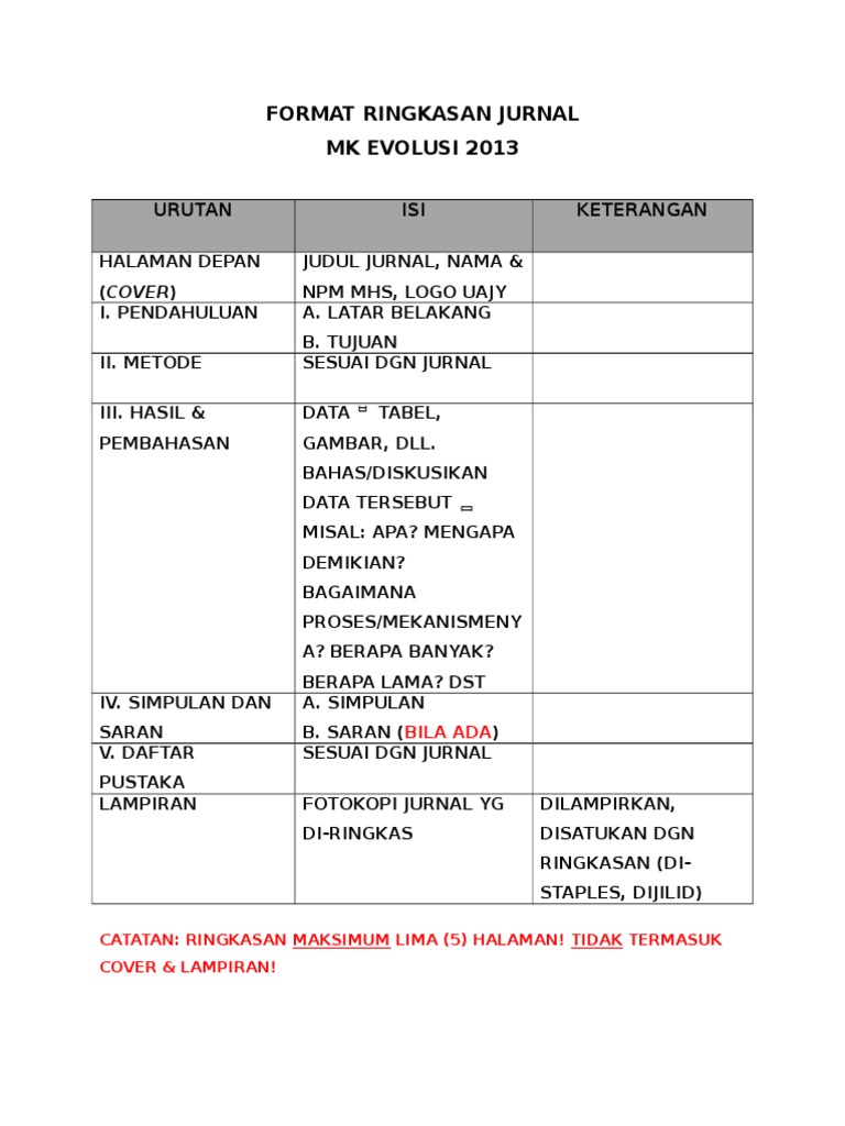 Format Ringkasan | PDF | Komputer