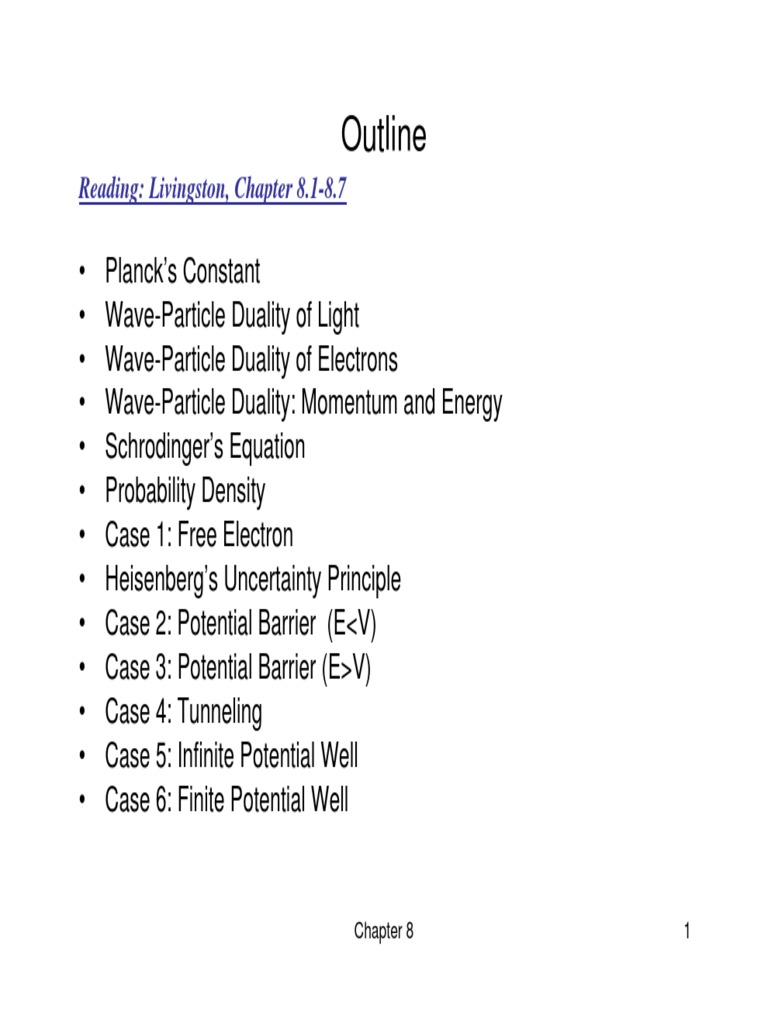Wave-Particle Duality and Quantum Mechanics | PDF