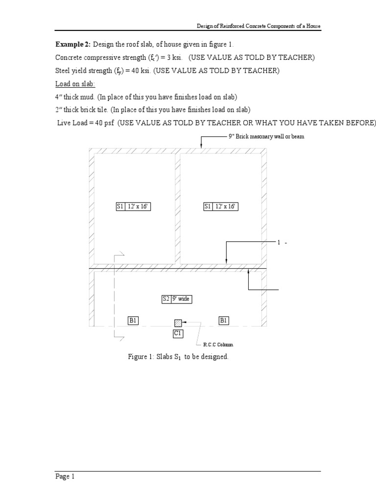 Two Way Slab Design PDF | PDF | Beam (Structure) | Materials