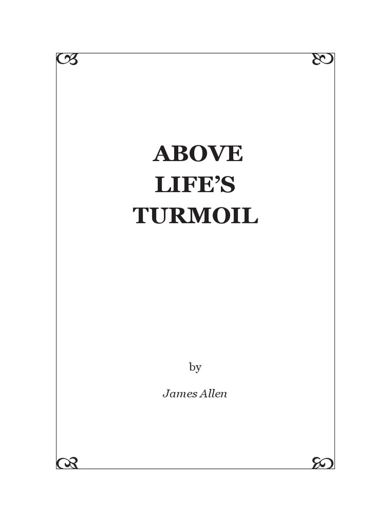 Rising Above Life's Turmoil | PDF | Philosophy | Self-Improvement