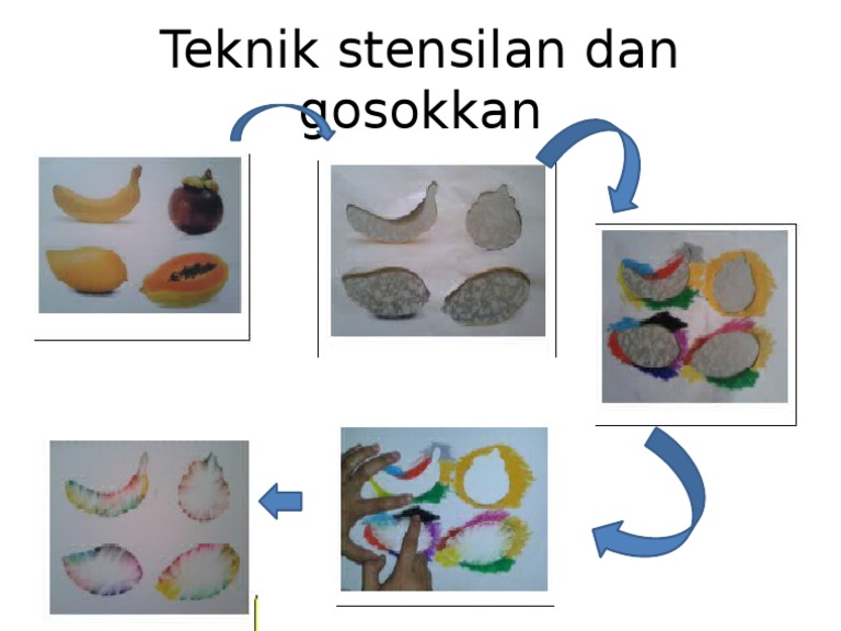 Teknik Stensilan Dan Gosokkan | PDF