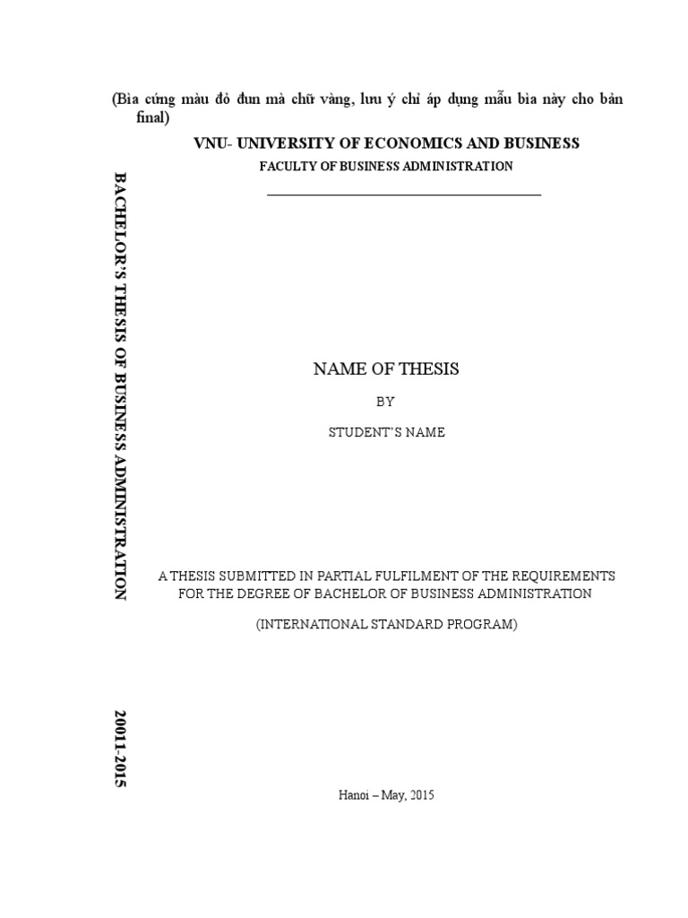 Template For Graduate Thesis Revised 10.2.15 | PDF | Social Science
