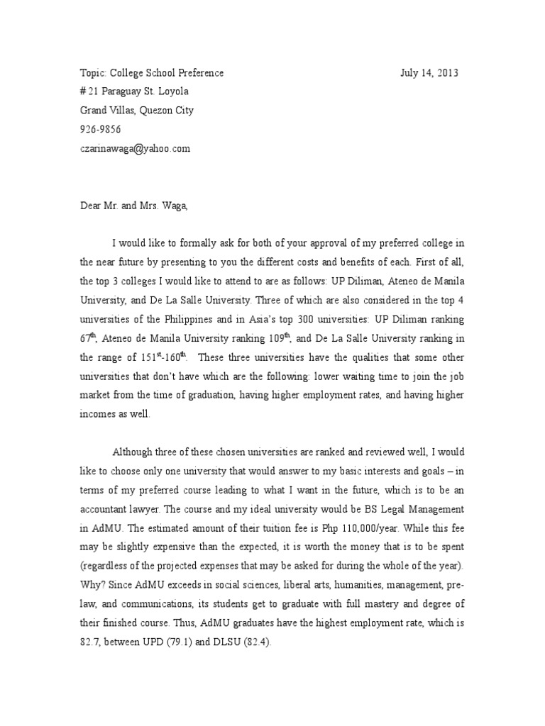 Econ Letter | PDF | University | Academia