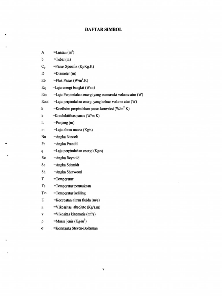 Daftar Simbol Fisika | PDF